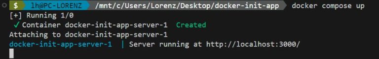 Docker Init Command Create Docker Projects Automatically