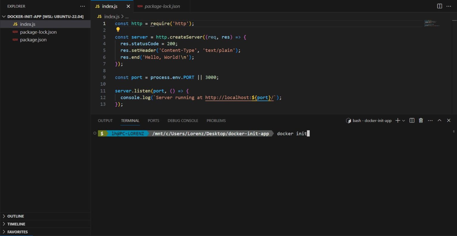 Docker Init Command Create Docker Projects Automatically 1927