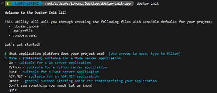 Docker Init command: Create Docker projects automatically Docker Init command: Create Docker projects automatically